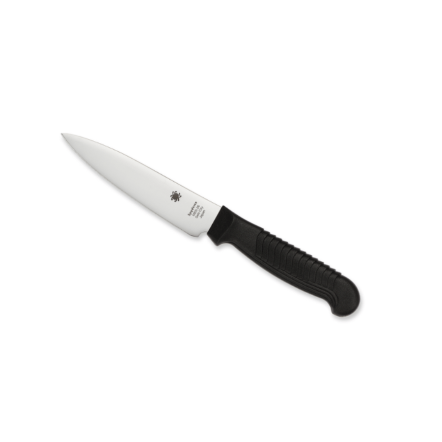 CUCHILLO COCINA SPYDERCO 114mm NEGRO FILO
