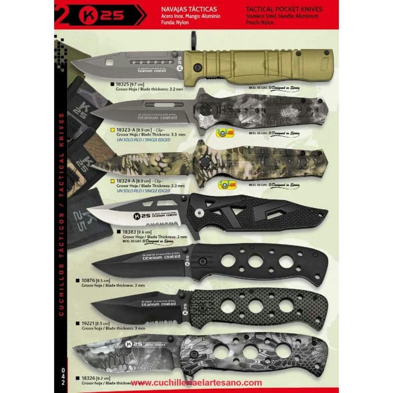 NOVEDAD NAVAJA K25 TACTICAL