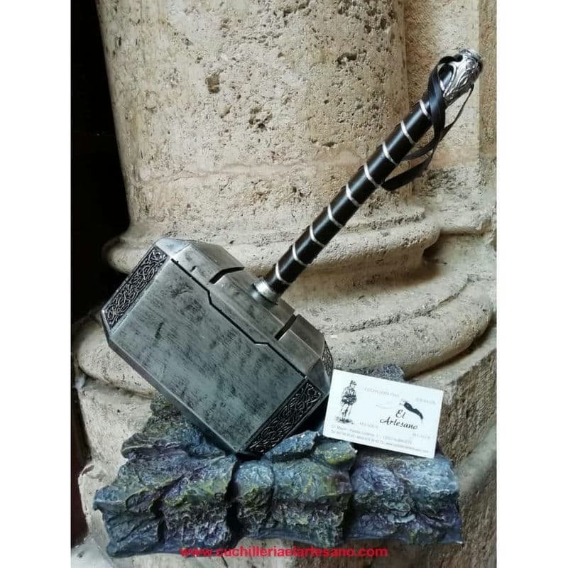NOVEDAD RÉPLICA MARTILLO THOR MJOLNIR METALICO